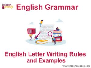 English Letter Writing Rules and Examples Sample Letters