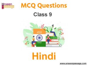 MCQ Questions Class 9 Hindi with Answers Download Pdf