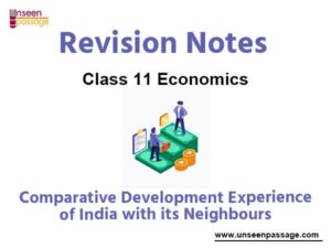 Comparative Development Experience of India with its Neighbours Notes ...